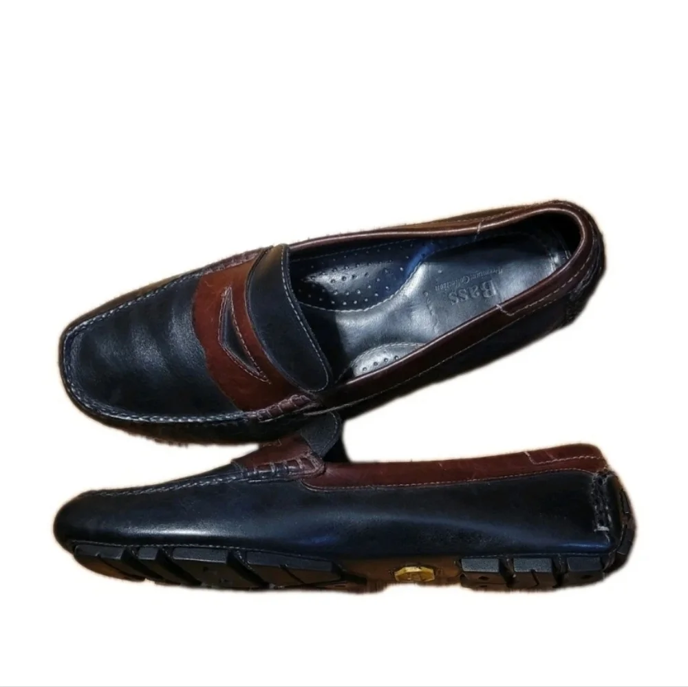 Bass | Shoes | Bass Mens Shoes 1m Maxwell Penny Loafer Two Tone Leather ...